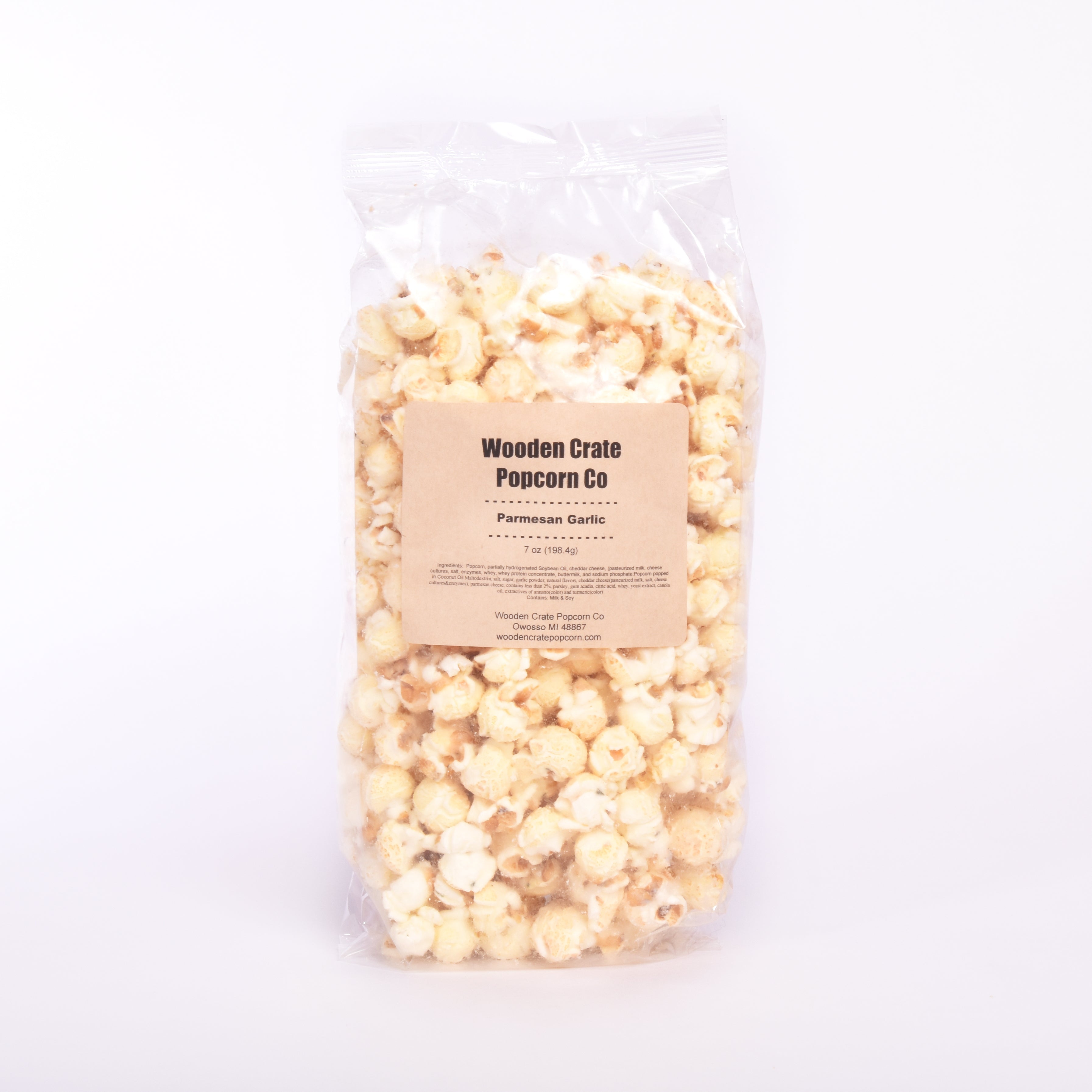 Parmesan Garlic Popcorn - 10 cups – Wooden Crate Popcorn Company