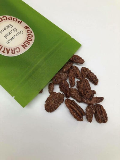 Cinnamon Glazed Pecans – Wooden Crate Popcorn Company